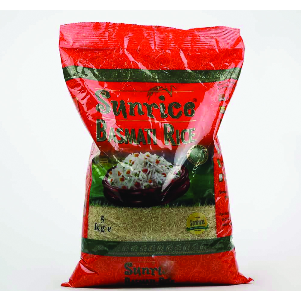 Sunrice Basmati Rice 5kg - Onestopwholesalers